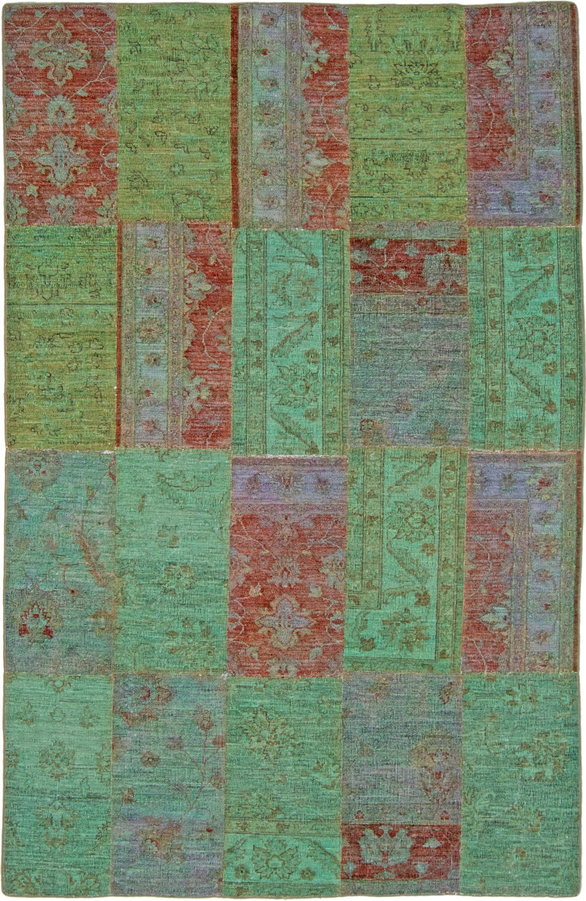 Patchwork vintage rug BeyondKnots